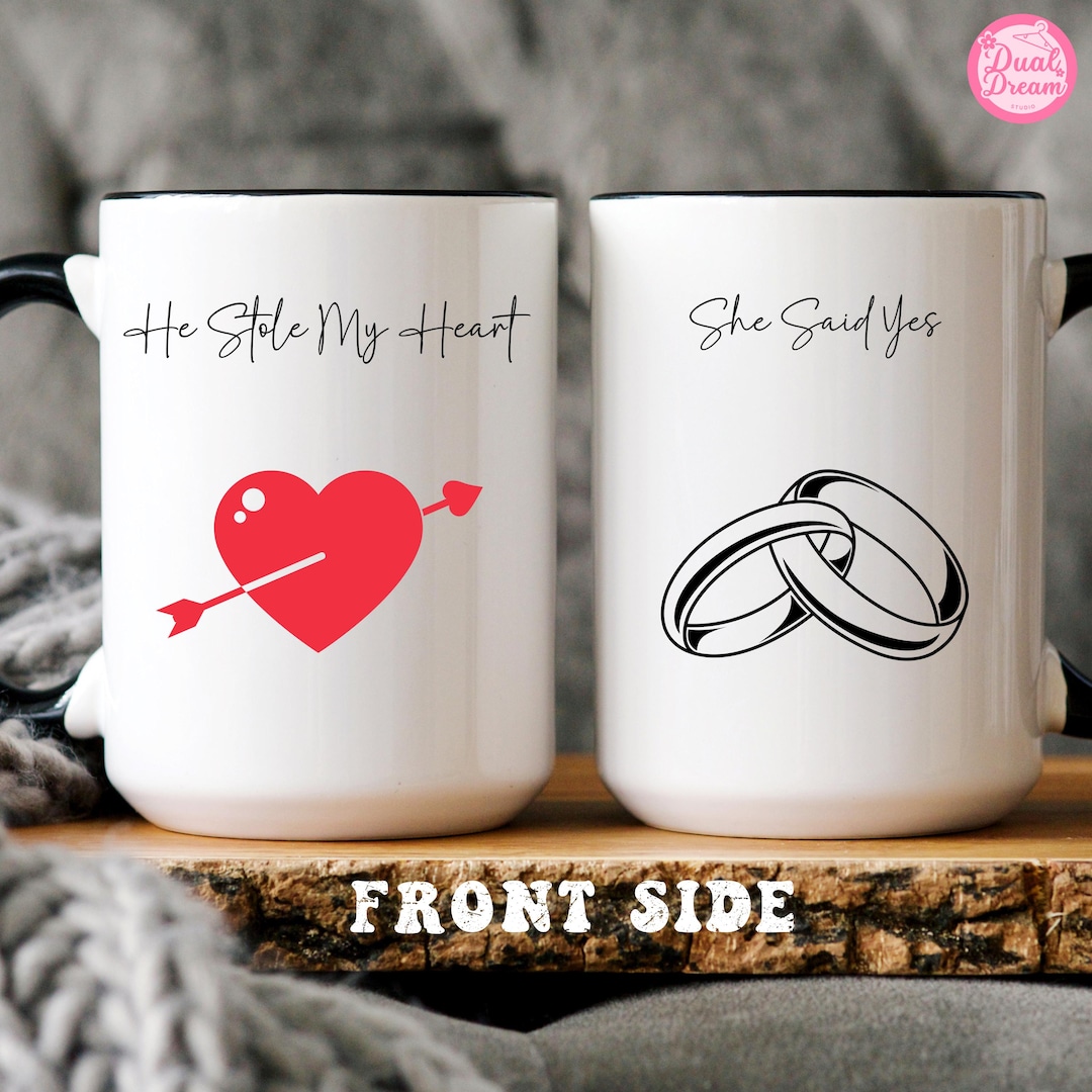 Personalized Couple Mug Set, Couple Mugs Set, Gift for Couples ...