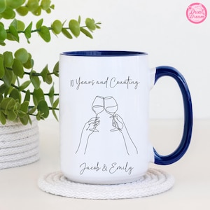Personalized Couple Mug Set, Couple Mugs Set, Gift for Couples ...