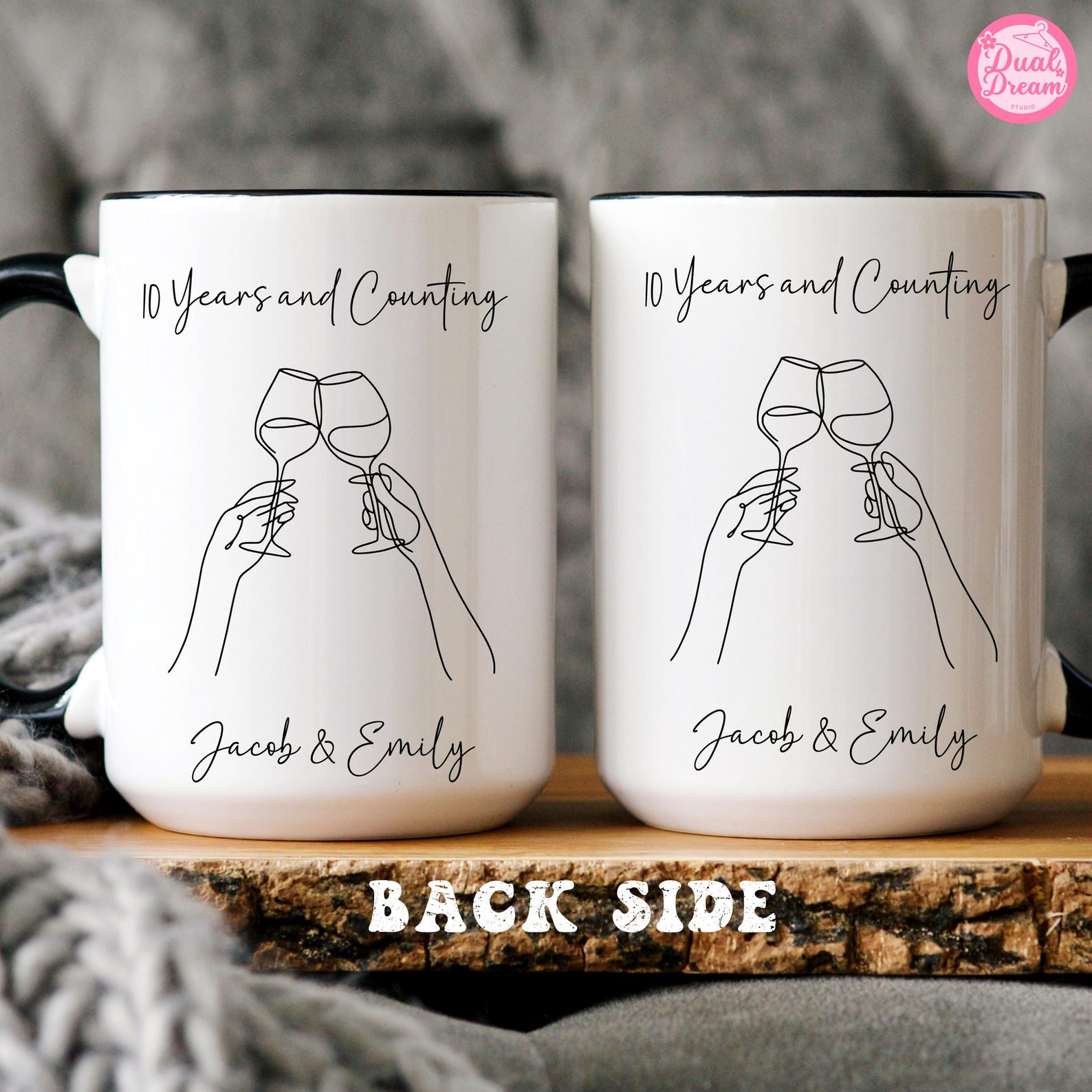 Personalized Couple Mug Set, Couple Mugs Set, Gift for Couples ...