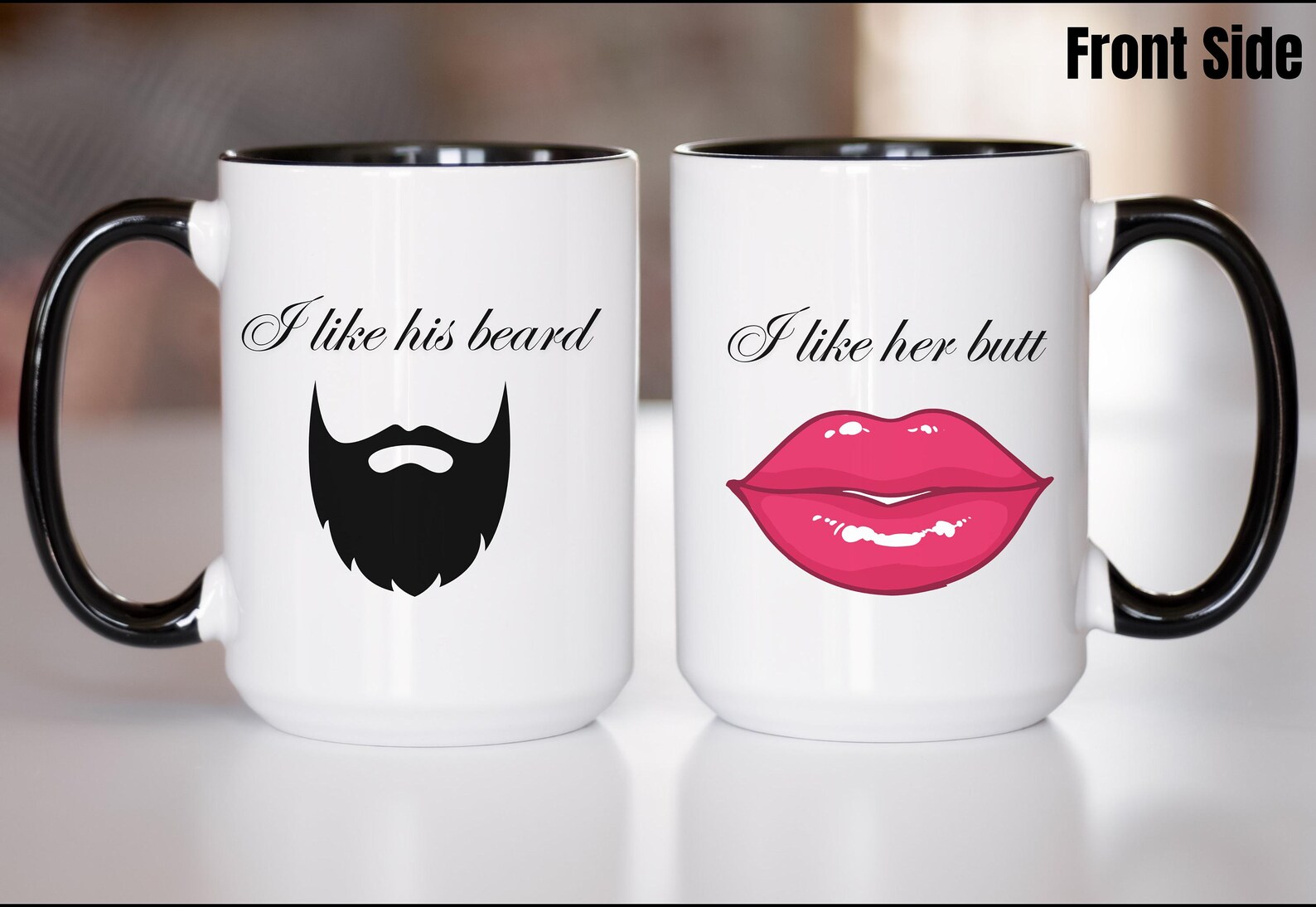 Couple Coffee Mug Set, Wedding Gift, Coffee Lovers, Engagement Gift ...