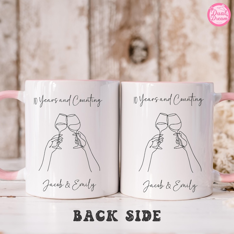 Personalized Couple Mug Set, Couple Mugs Set, Gift for Couples ...