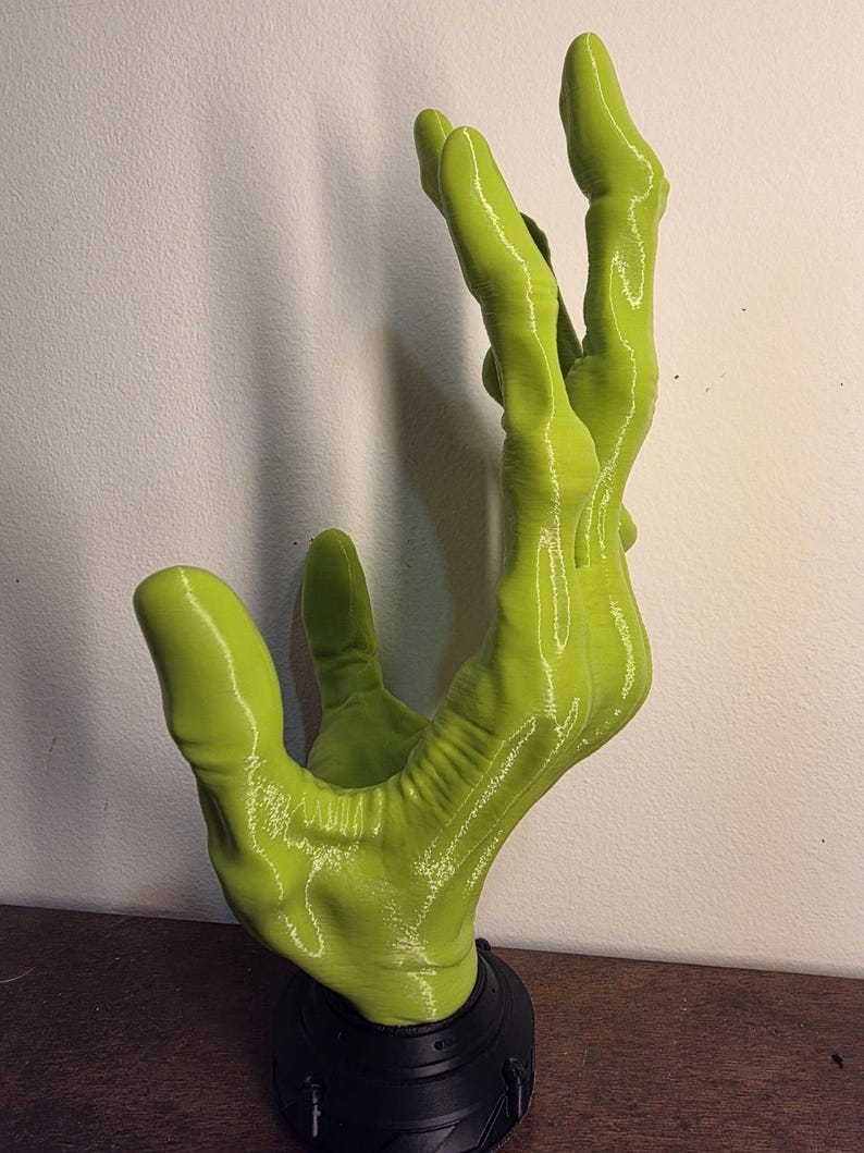 Alien Hand Controller Stand – 3D Printed Game Controller Display Holder ...