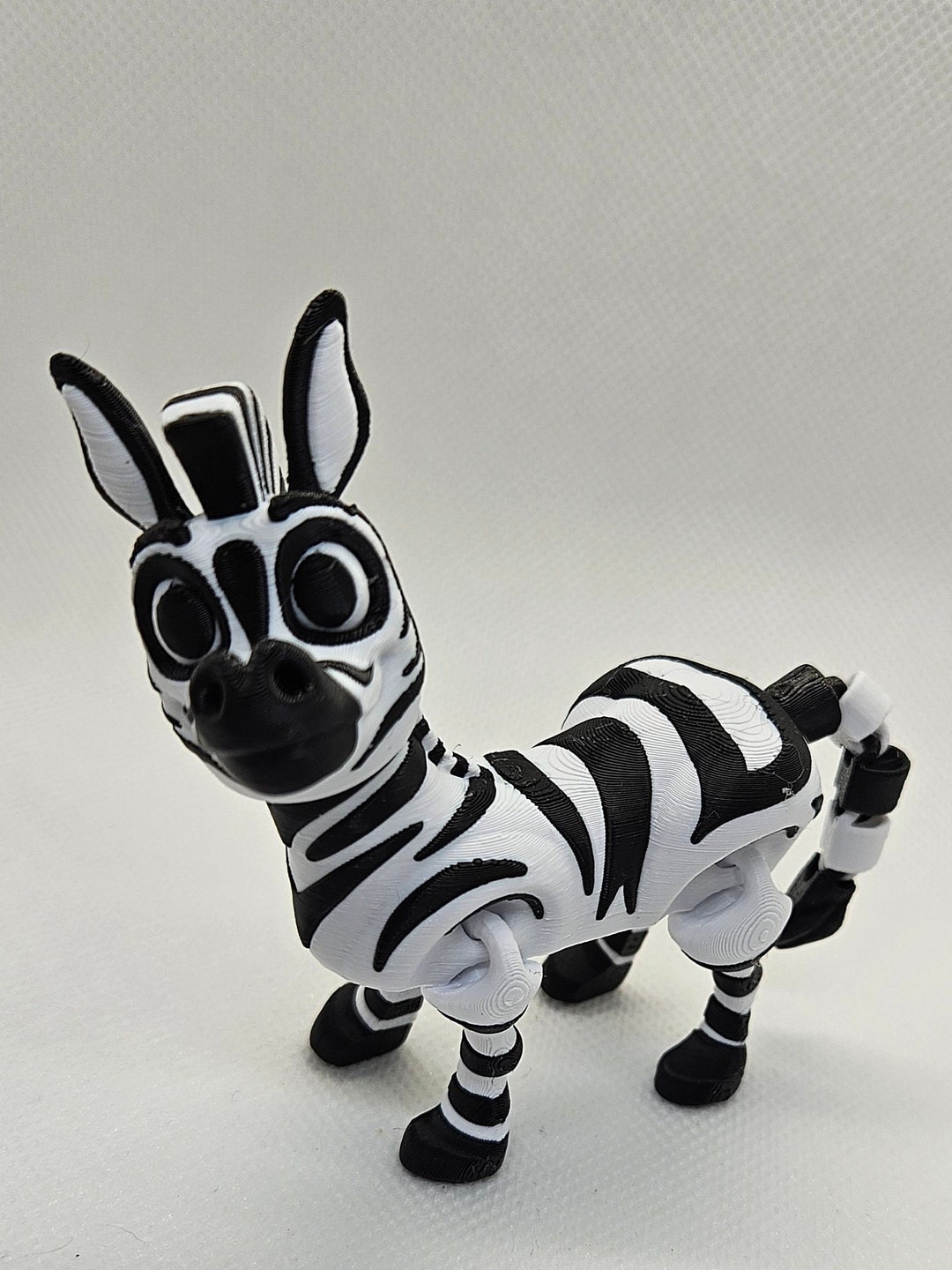 3D Printed Zebra Fidget Toy: Articulated Desk Toy - Etsy