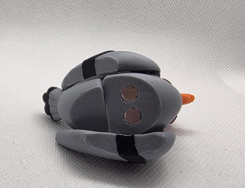 Articulated Pigeon Fidget Toy – 3D Printed Dopey Desk Bird, Keychain ...