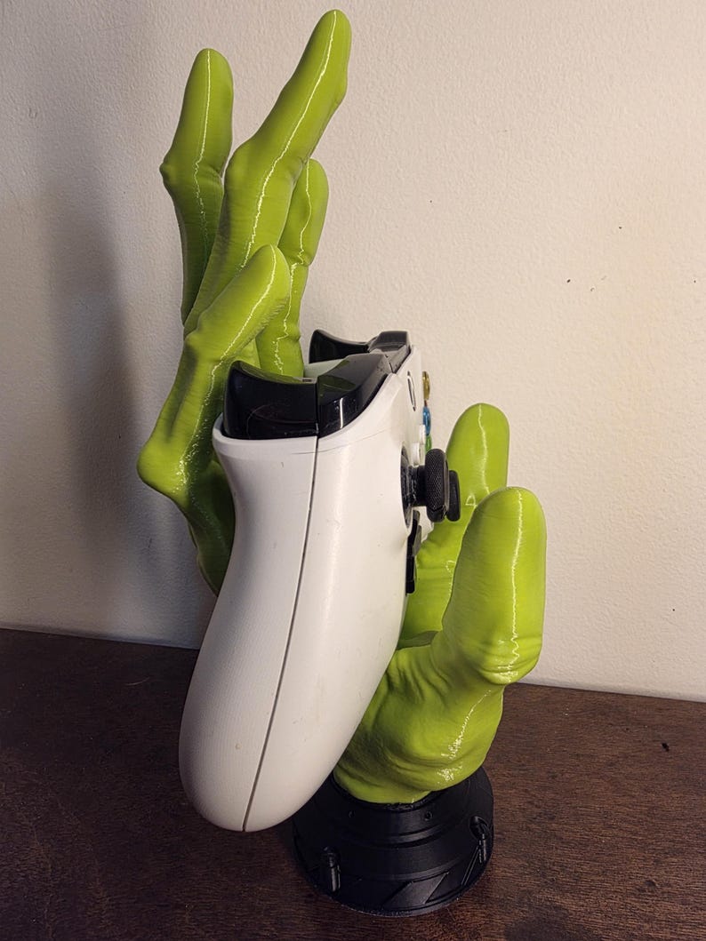 Alien Hand Controller Stand – 3D Printed Game Controller Display Holder ...