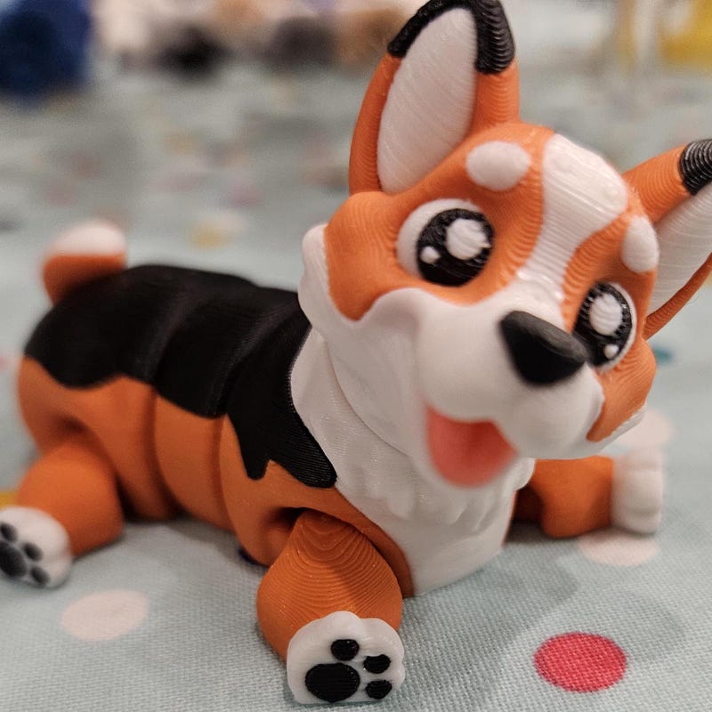 Corgi Keychain - Etsy