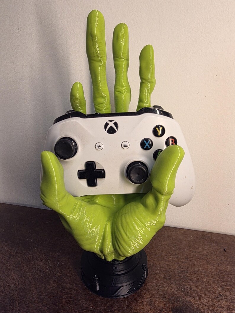 Alien Hand Controller Stand – 3D Printed Game Controller Display Holder ...