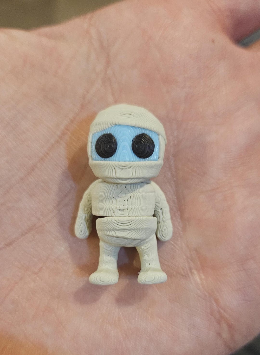 Mummy Fidget Toy – 3D Printed Articulated Miniature Mummy Wiggly Desk ...