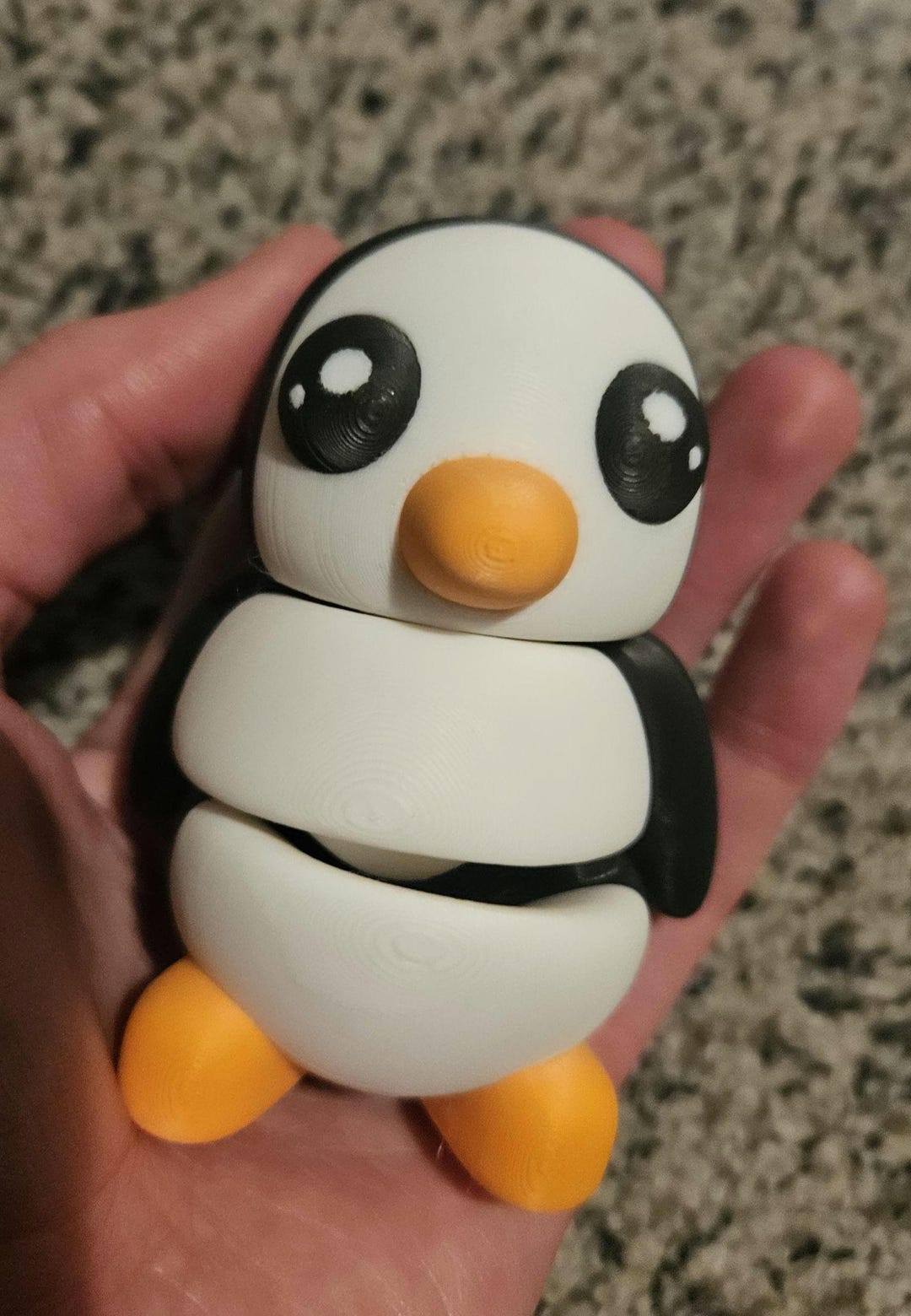 Penguin Fidget Toy – 3D Printed Articulated Animal | Penny the Penguin ...