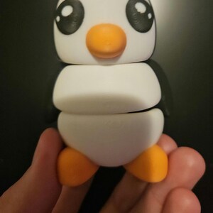 Penguin Fidget Toy – 3D Printed Articulated Animal | Penny the Penguin ...