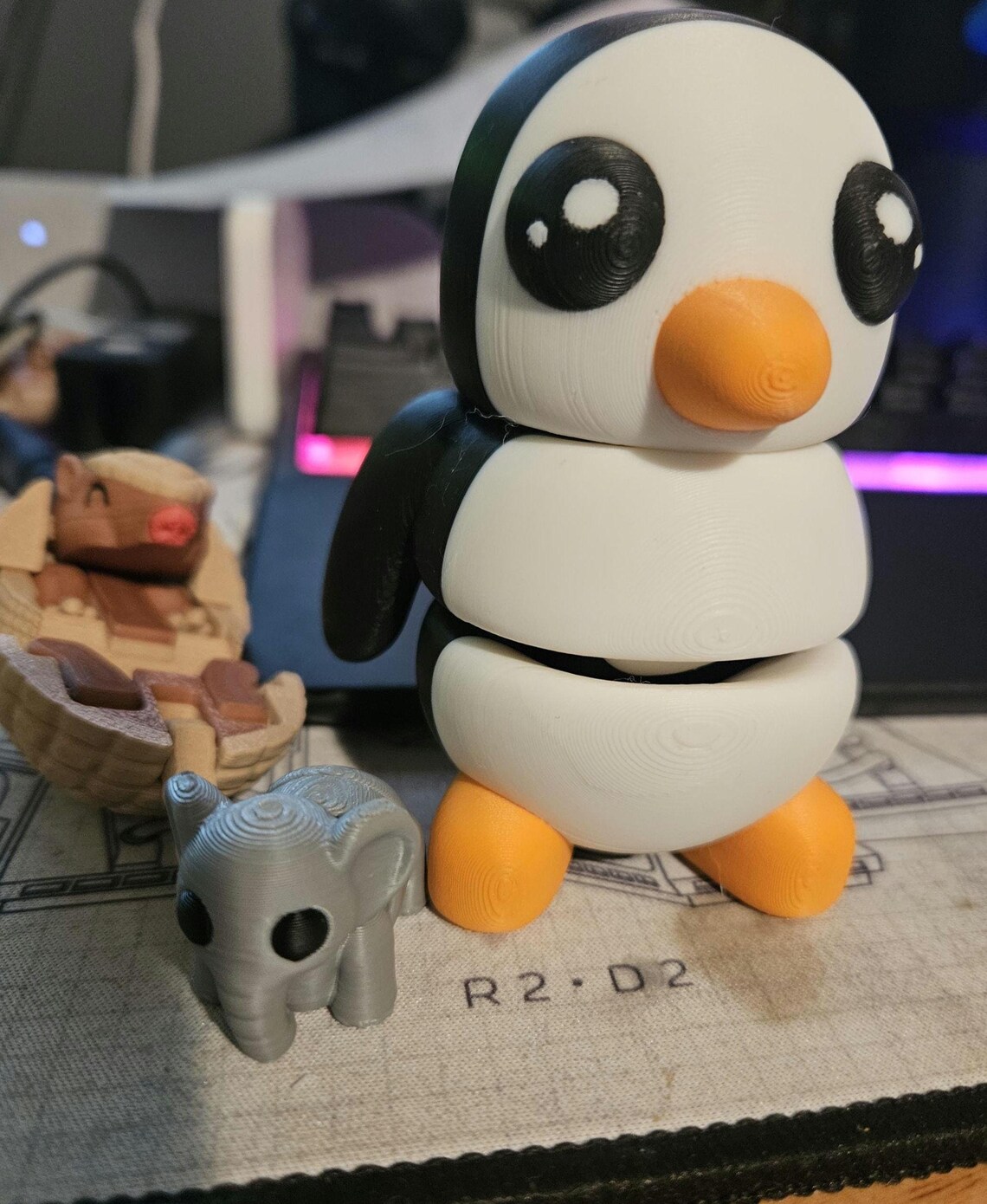 Penguin Fidget Toy – 3D Printed Articulated Animal | Penny the Penguin ...