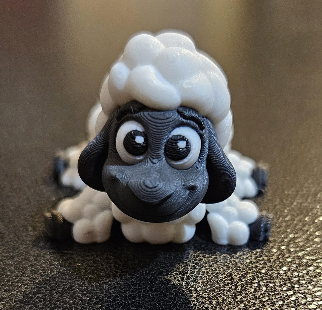 Sheldon the Sheep – 3D Printed Articulated Fidget Toy | Magnet ...