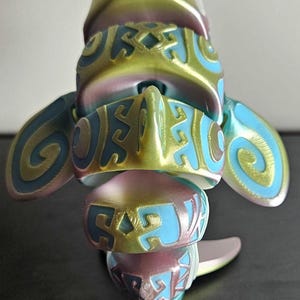 Extra Large Orca / Killer Whale Fancy Colored Articulating Toy ...