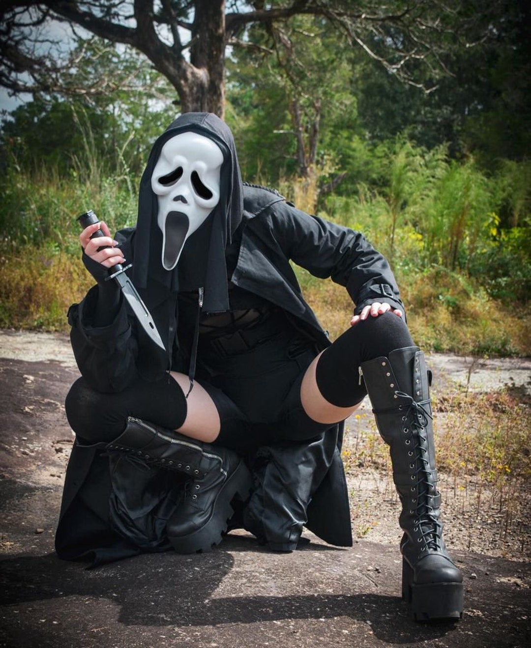 Ghostface Cosplay , Woman Cosplay , Horror Cosplay , Halloween Cosplay - Etsy
