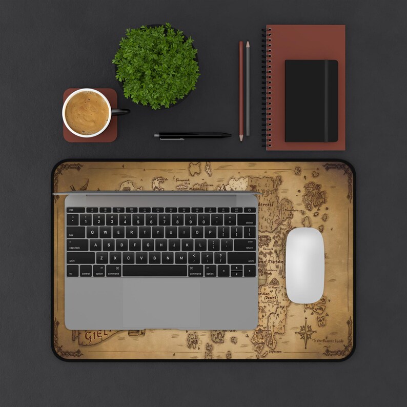 Custom Osrs Desk Mat | Runescape World Map Mousepad | Gift for Gamer ...