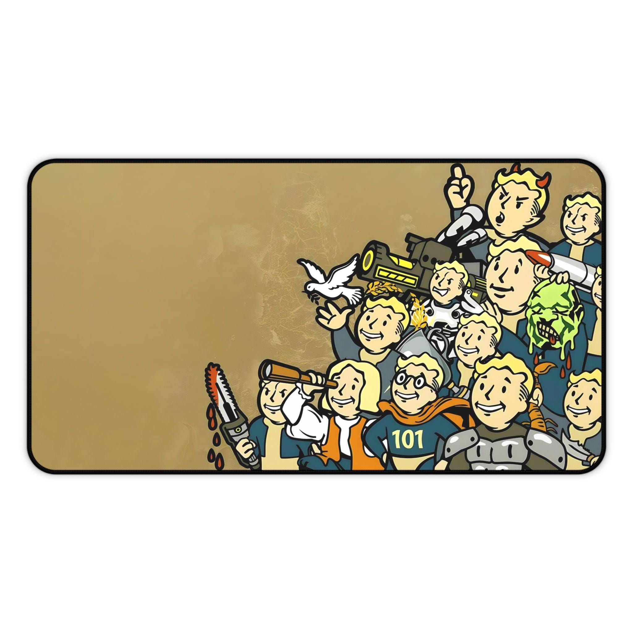 Fallout Mouse Pad Gaming Desk Mat Customized Mouse Pad Chic Desk Decor ...