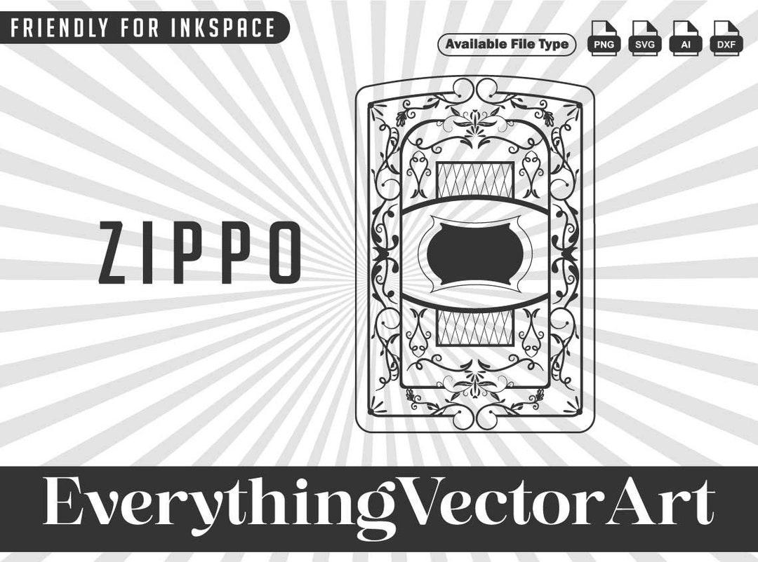 Zippo Lighter Design Svgdesign,lasercut,laserengraving,engravingfiles ...