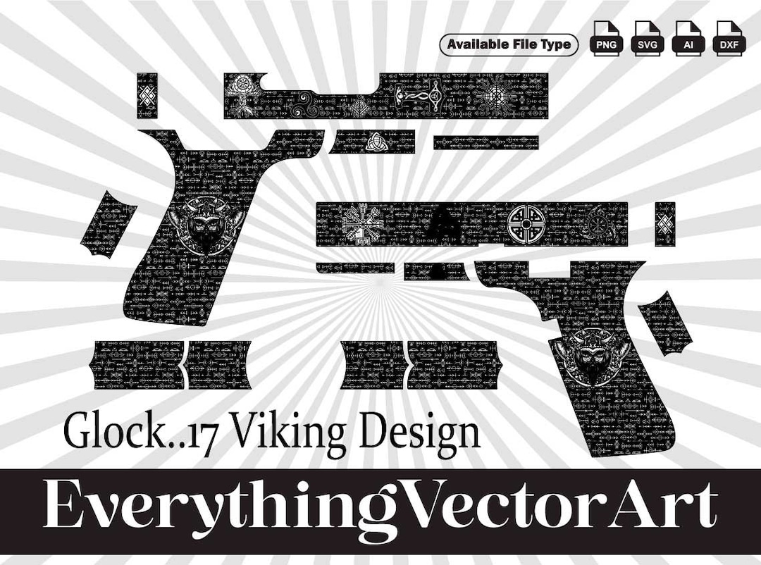 Glock..17.viking.design Svgdesign,lasercut,laserengraving ...