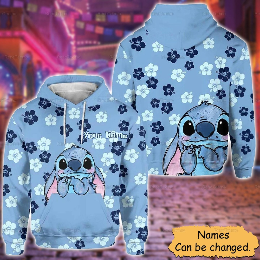 Stitch Hoodie, Funny Stitch T-shirt, Stitch Sweatshirt Adult, Stitch ...