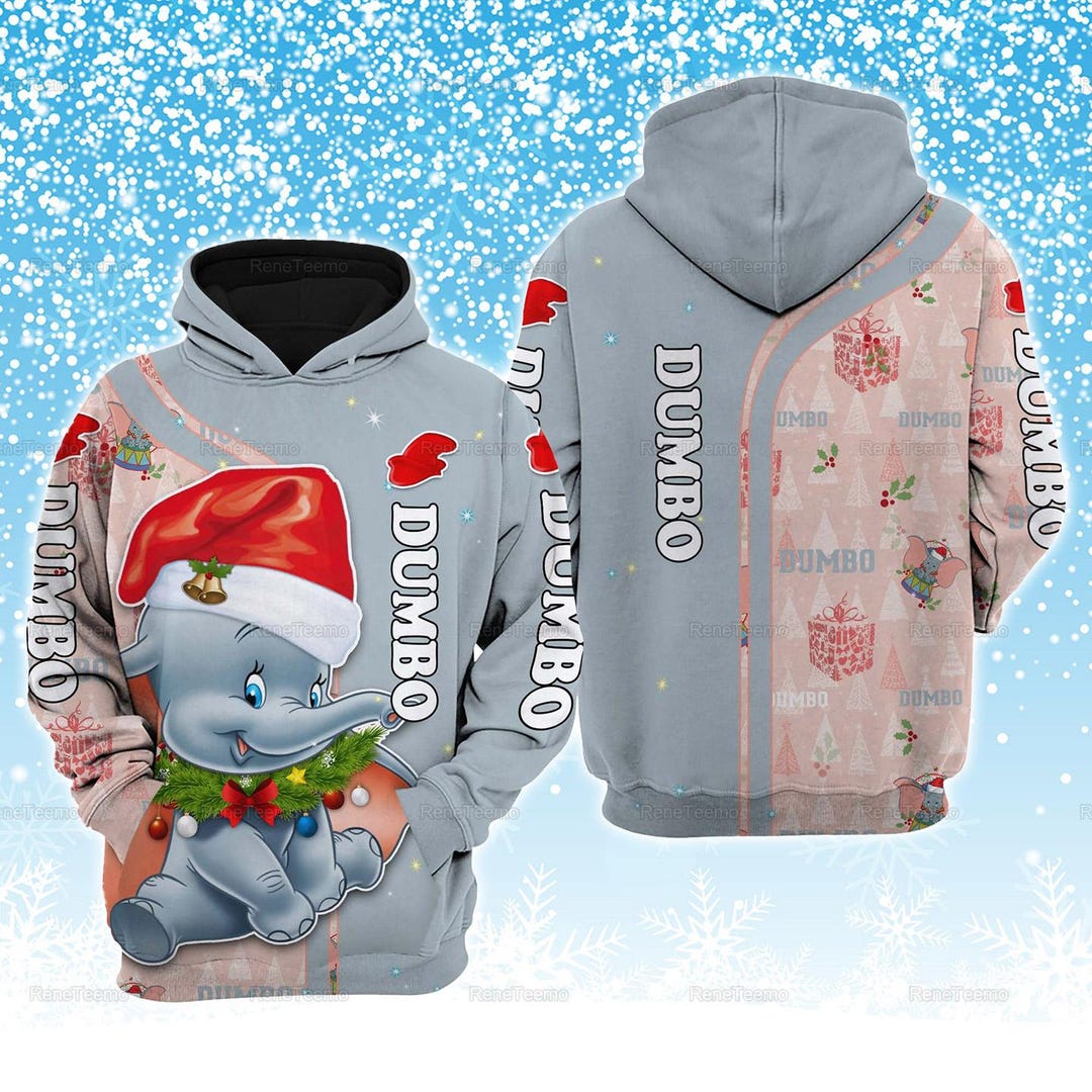 Disney Dumbo Hoodie, Dumbo Christmas Shirt, Disney Dumbo Sweat Shirt ...