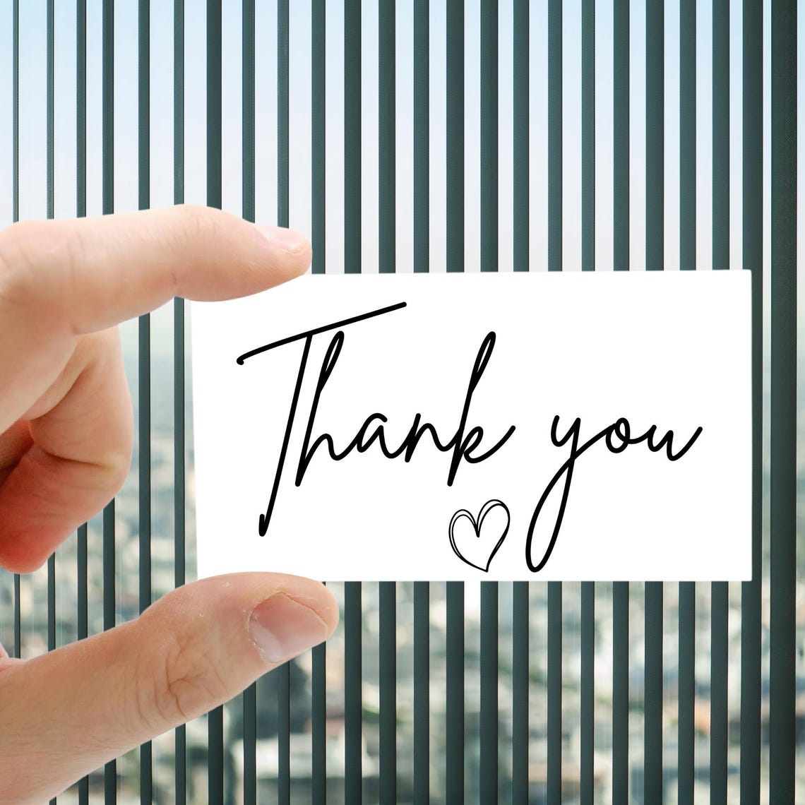 Printable Thank You Card - 5in X 7in Card - Digital Download PDF & Pngs ...