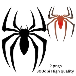 Spider Logo PNG Images: Vinyl Decal Cut Files (digital Download) - Etsy