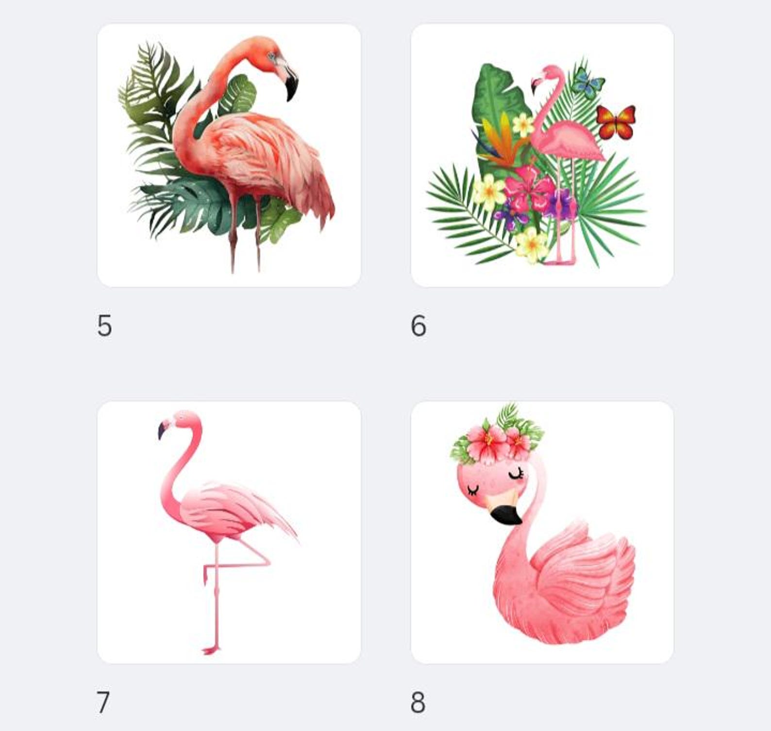 Flamingo Png Clipart, 20 Pink Tropical Flamingo Clipart, Tropical ...
