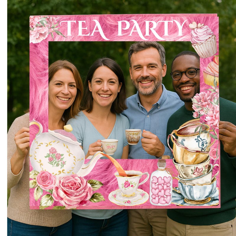 Picture Frame Tea Party - Etsy