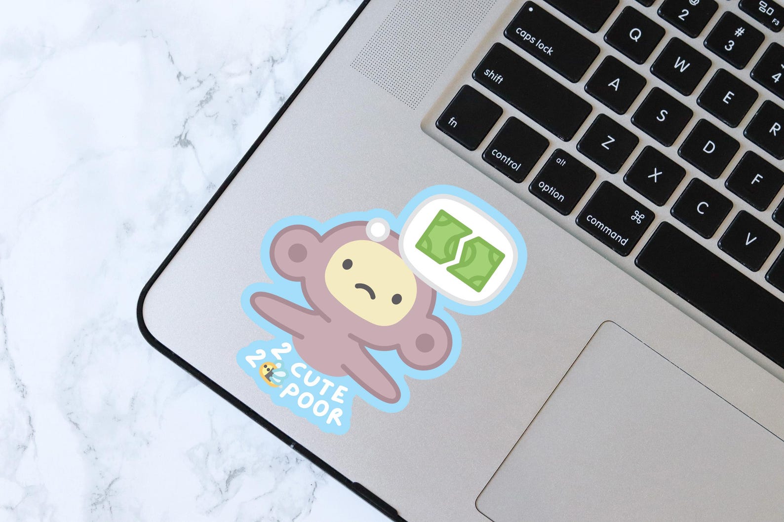 2 Cute to Bee Poor Sticker, Monkey Sticker, Laptop Sticker, Stationary ...