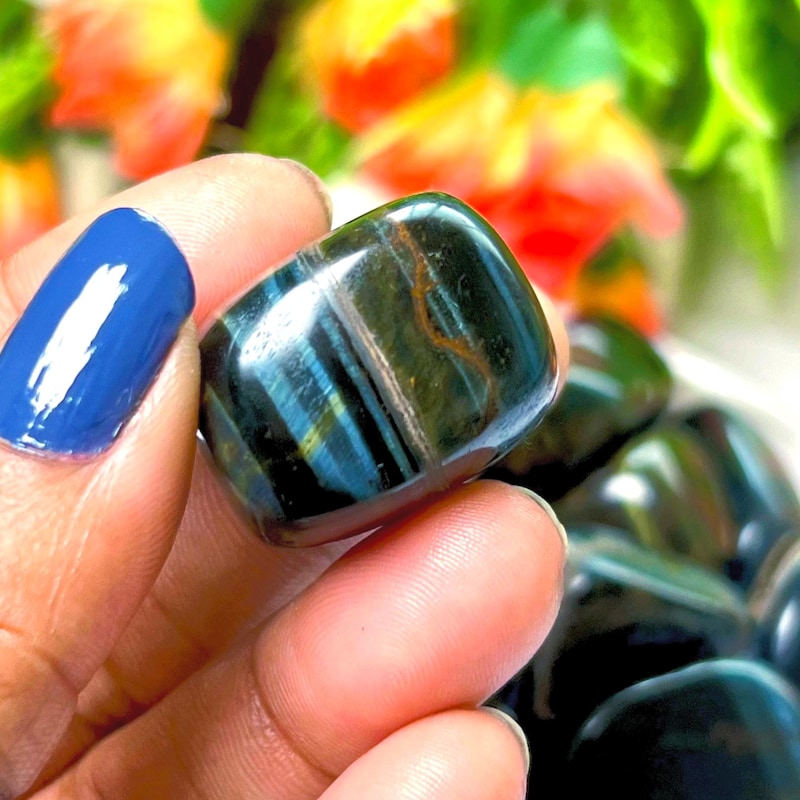 Blue Tigers Eye - Etsy