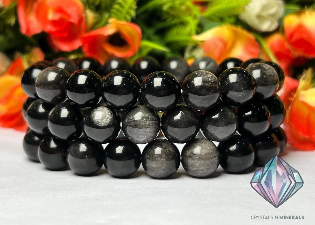 8MM ,10MM Apache Tears Stone Stretchable Beaded Bracelet - Etsy