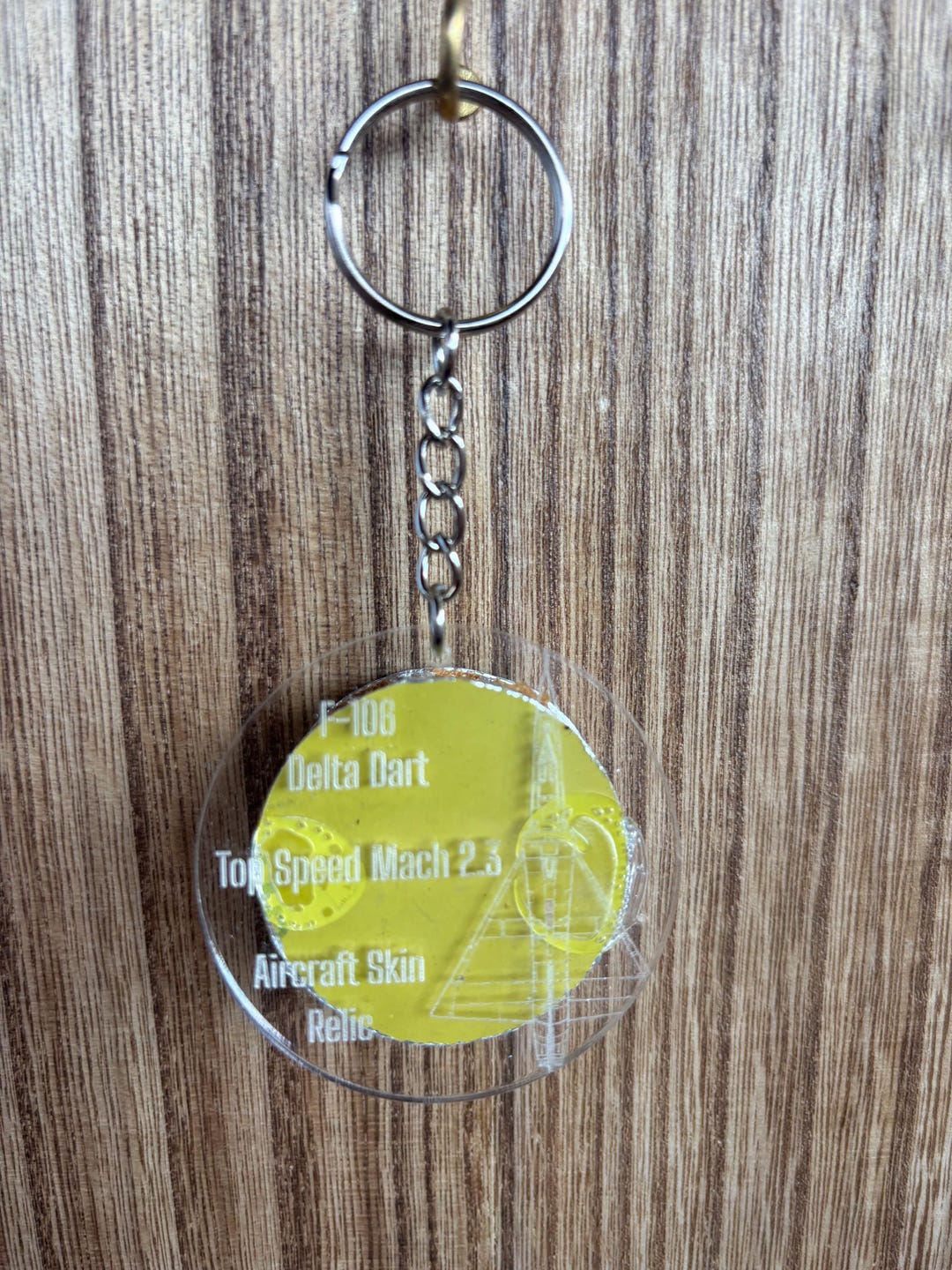 F-106 Delta Dart Aircraft-skin Keychain - Yellow - Etsy
