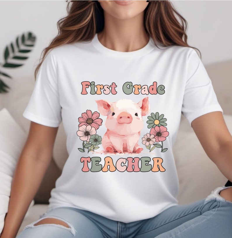 1st Grade Teacher, Team 1st Grade, Early Childhood Tee, Hello 1st Grade ...