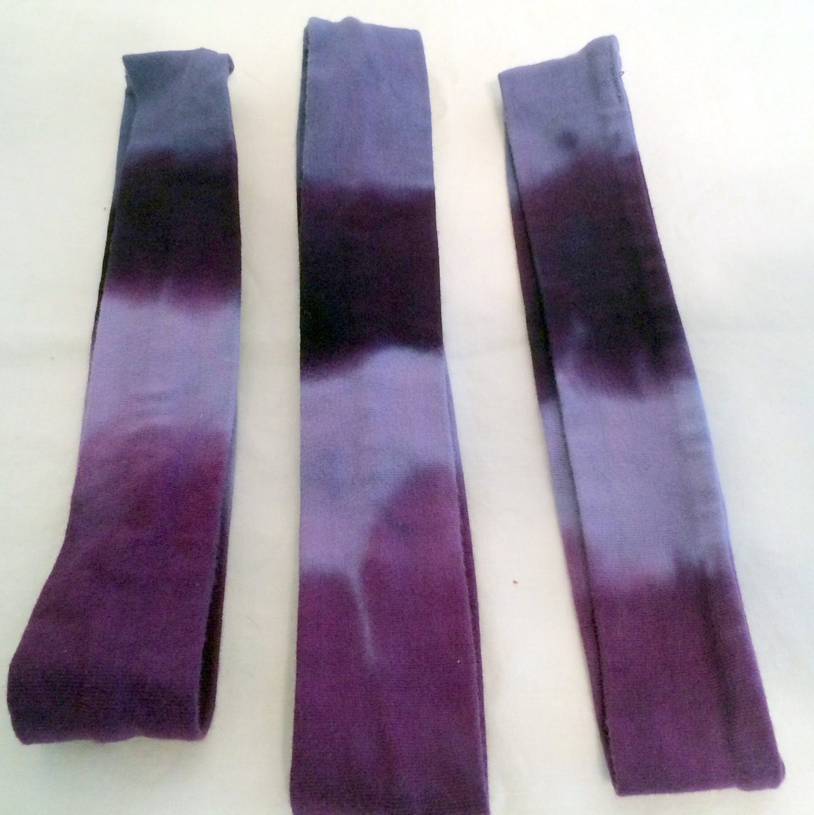 Tie Dye Purple Cotton/lycra Head Bands - Etsy
