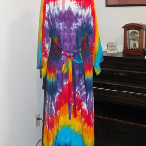 Rainbow Robe Tie Dyed in Classic Rainbow Swirl - Etsy