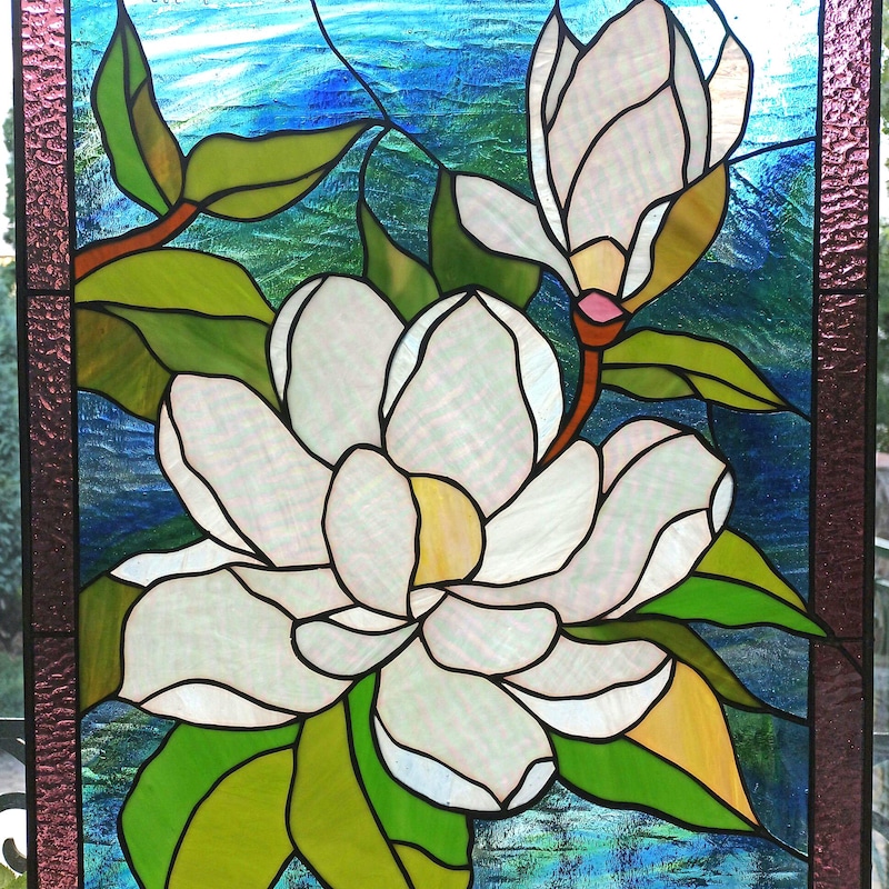 White Stained Glass - Etsy