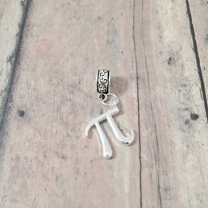 Pi Charm Silver - Etsy