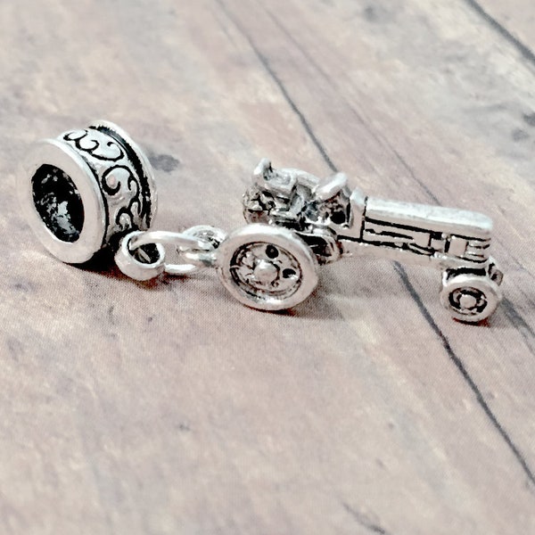 Tractor Charm - Etsy
