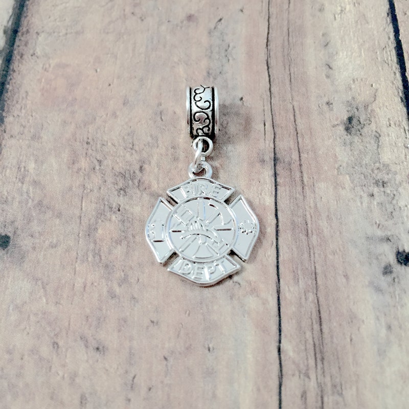Firefighter Charm - Etsy