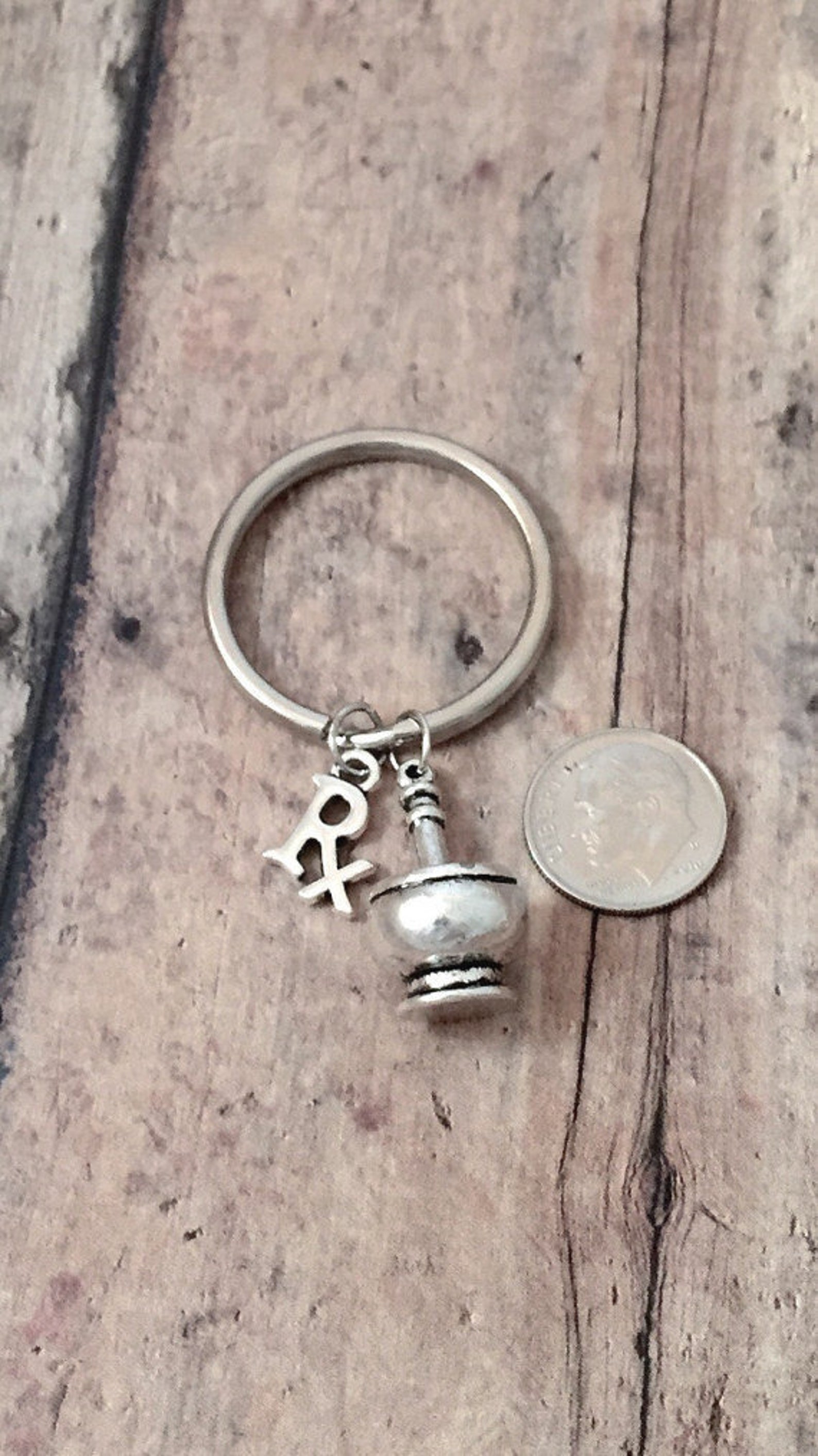 Mortar and Pestle Key Ring: Pharmacy Keyring, Pharmacist Gift - Etsy