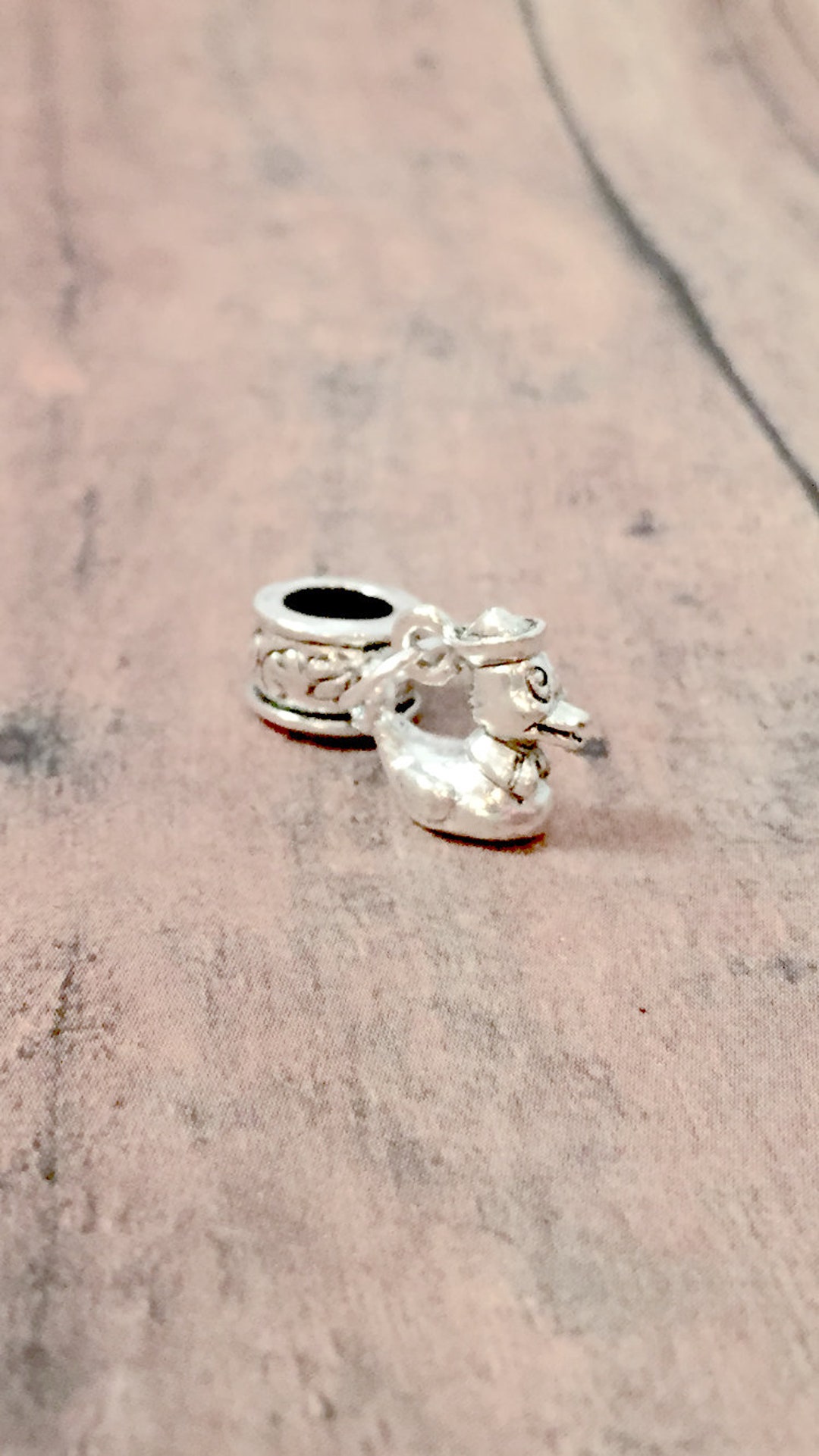 Small Rubber Duck Pendant (1 Piece) - Silver Rubber Duck Charm, Baby ...