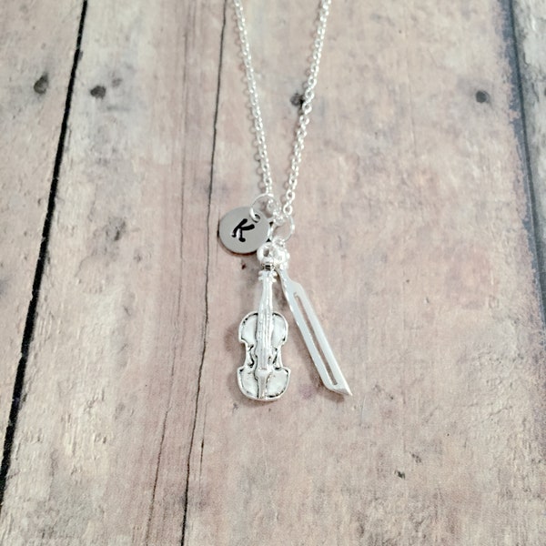 Violin Necklace - Etsy