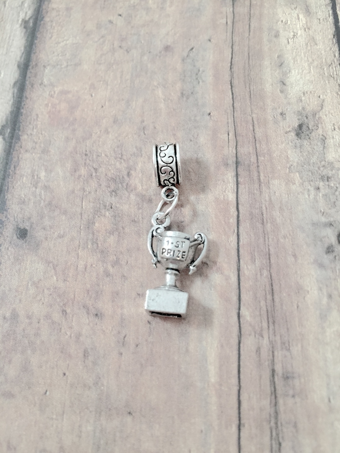First Prize Trophy Pendant: First Place Jewelry Charm - Etsy