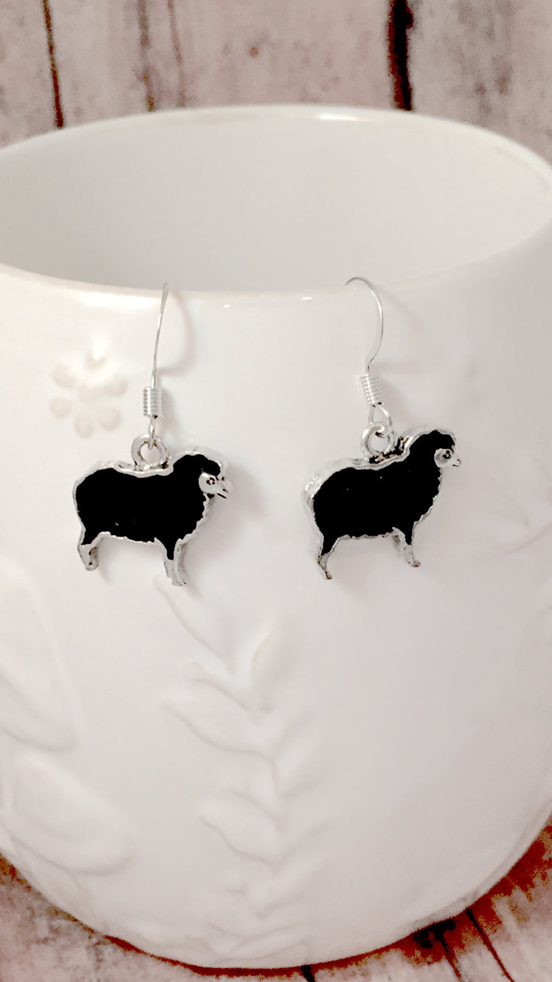 Black Sheep Earrings Black Sheep Jewelry, Farm Jewelry, Black Sheep ...