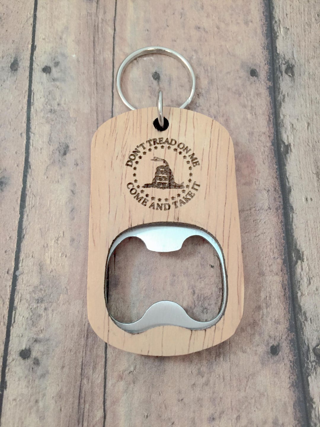 Don't Tread on Me Key Ring - Gadsden Flag Key Ring, Don't Tread on Me ...