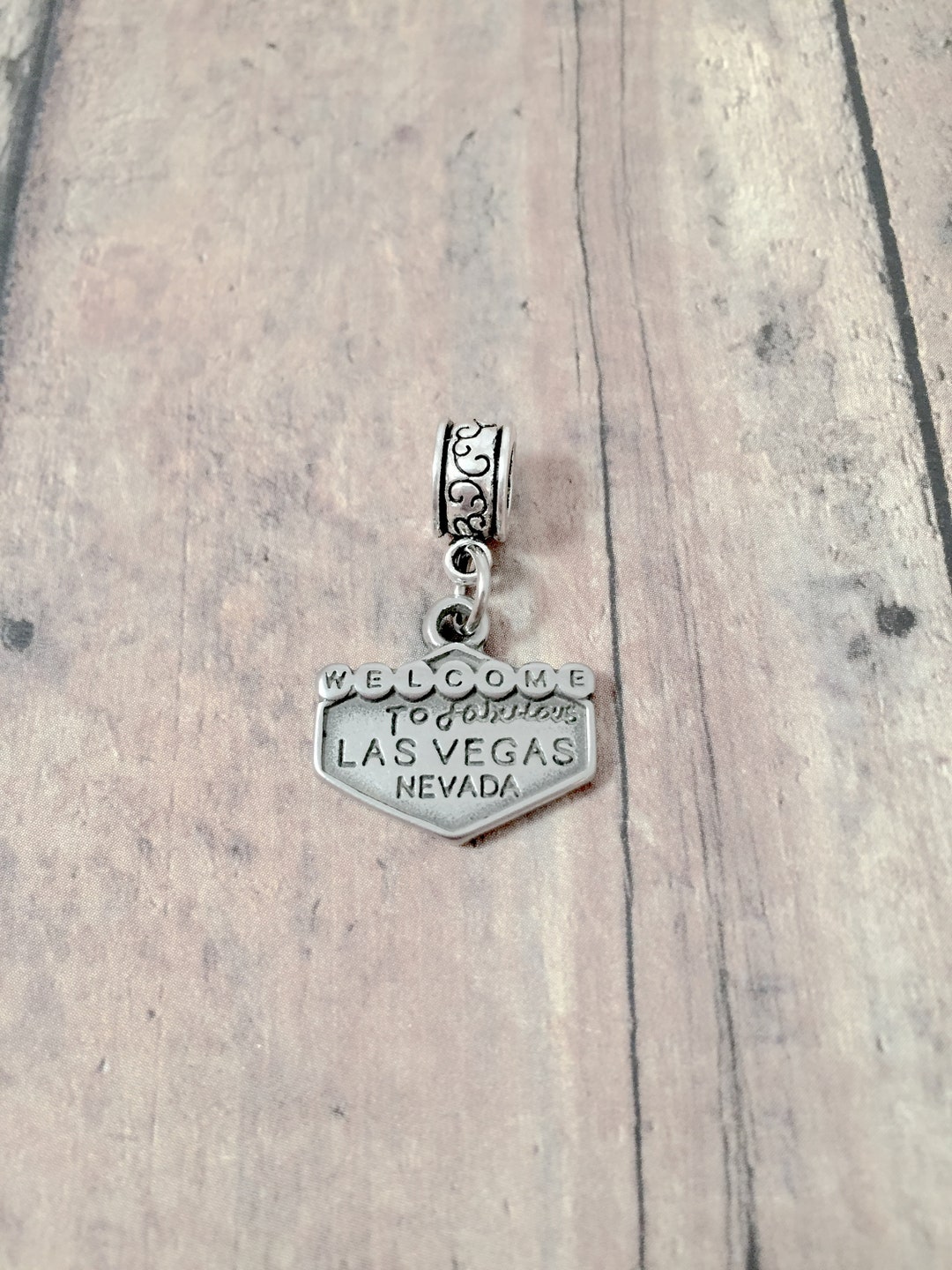 Las Vegas Pendant: Nevada Jewelry, Travel Charm - Etsy