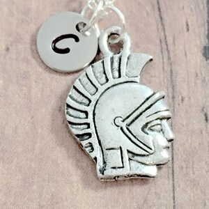 Trojan Initial Necklace - Trojan Jewelry, Spartan Jewelry, Gladiator ...