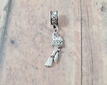 15pieces Torch Charm Pendant Olympics Torch Jewelry Torch Flame ...