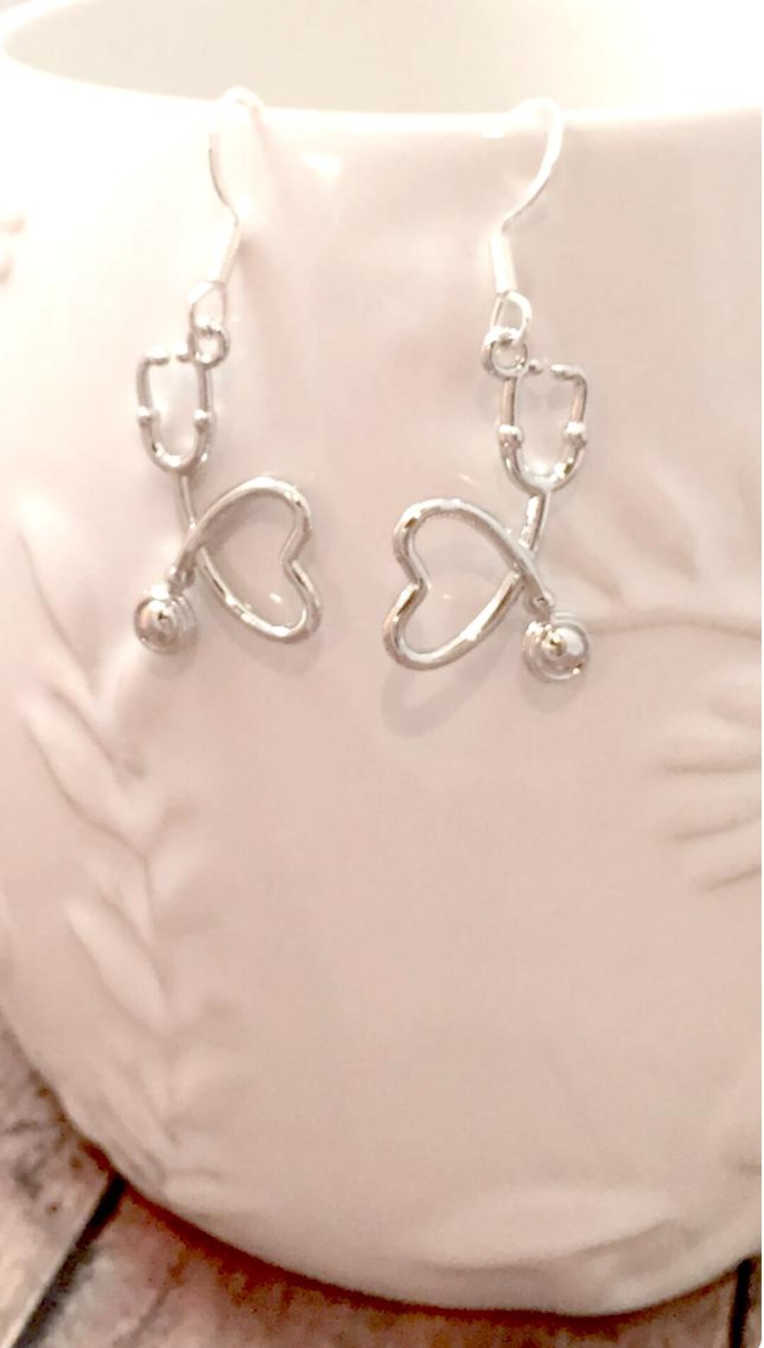 Stethoscope Earrings: Medical Jewelry, Nurse Earrings - Etsy