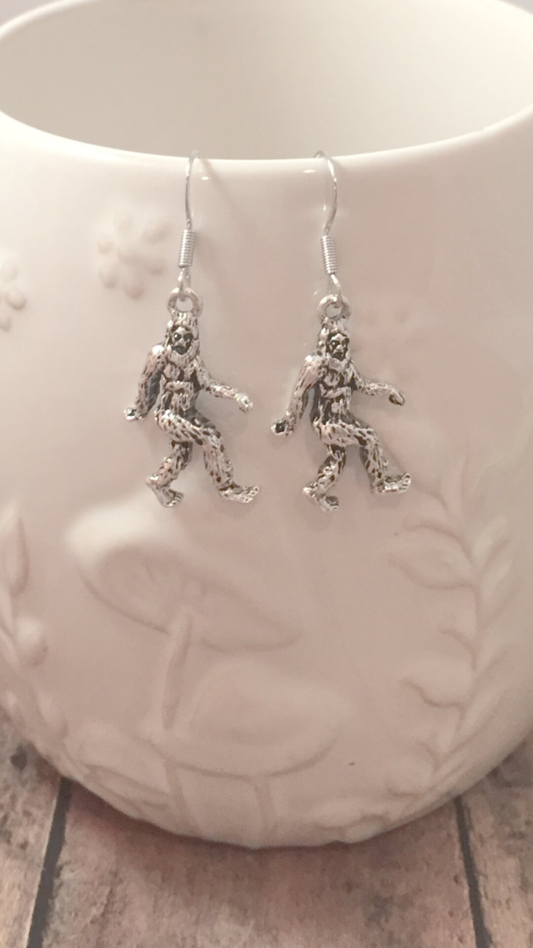 Bigfoot Earrings - Bigfoot Jewelry, Sasquatch Jewelry, Oklahoma ...